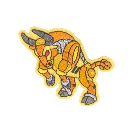 Ecussons thermocollants animal robot taureau - MDC - Lot de 3 écussons ...