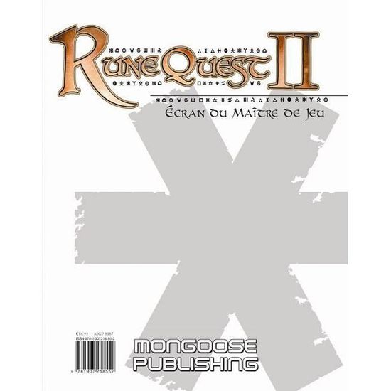 Jeu de rôle - MONGOOSE - Runequest 2 - Écran de jeu - Tables de gestion ...