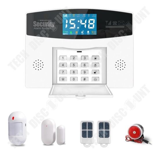 Alarme Infrarouge - TD® - Wifi + GSM - 120 dB - Double Réseau ...