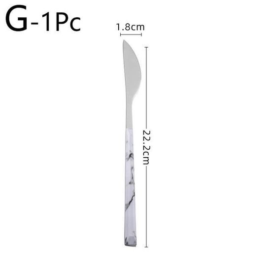 MENAGERE,G--Service de vaisselle en acier inoxydable, service de table ...