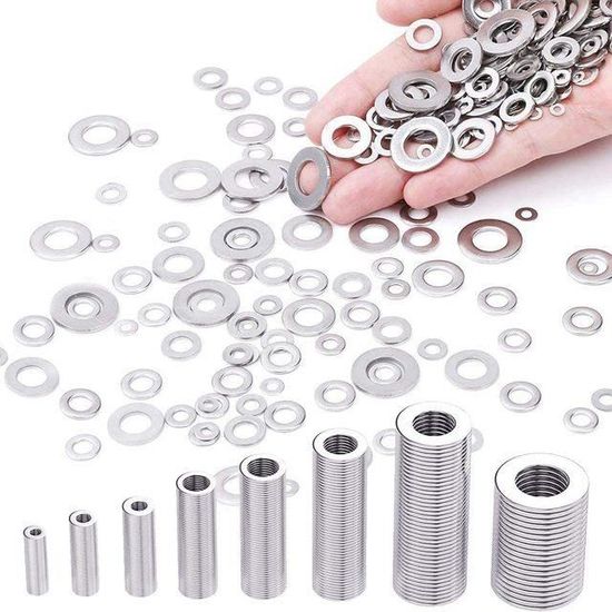RONDELLE,--Kit'assortiment de joints'étanchéité en acier inoxydable ...
