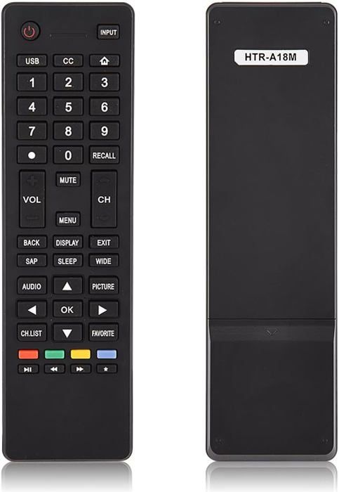 Télécommande Universelle Pour Téléviseur Haier Htr-A18M, Télécommande ...