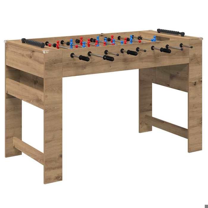 Table de baby-foot - BEST-HOME - Table de Foosball - chêne artisanal ...