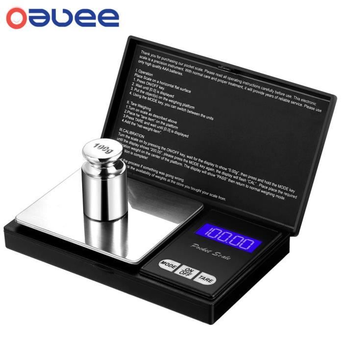 0.01g-100g - Mini Balance Électrique Numérique En Acier Inoxydable ...