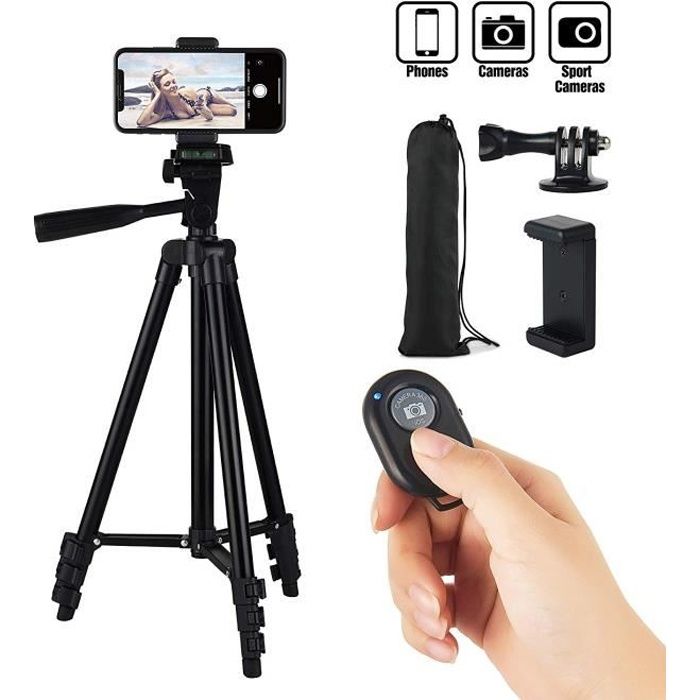 Hitchy Trepied Smartphone, Trepied Iphone 42 Inch 106cm Aluminium Léger ...