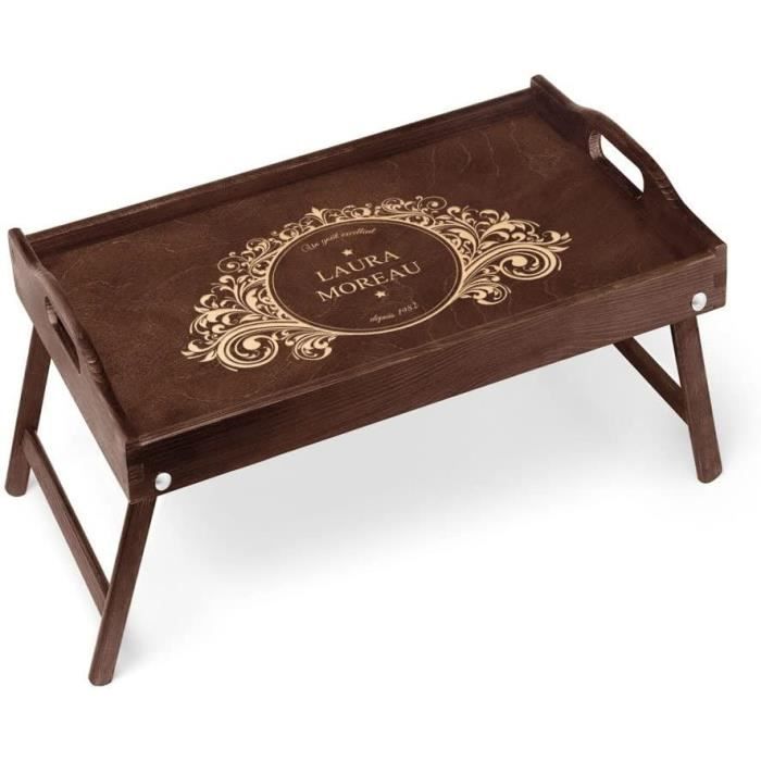 Table Pliante De Lit - Table En Bois De Pin - Table Pliante À Manger ...