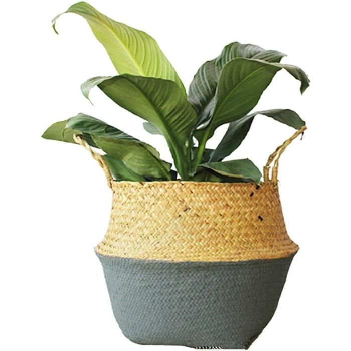 Cache Pot Osier Panier De Rangement En Osier En Plein Air Des Pots De ...