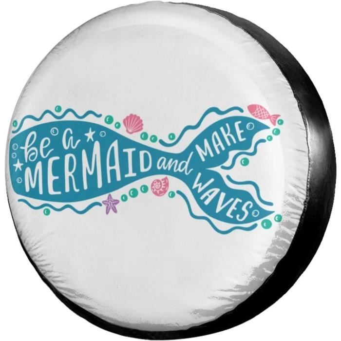 Roue De Secours Housse De Rangement Dessin Animé Bleu Queue De Poisson ...