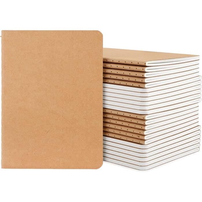 Cahiers A6 Lot De 24 Mini Carnet Karft - 60 Pages Petit Cahier Petits ...
