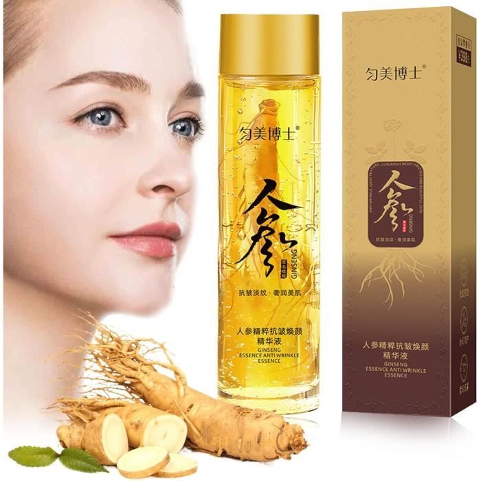 Sérum Visage - Anti Rides - Ginseng - Hydratant - Vegan - Tous types de ...