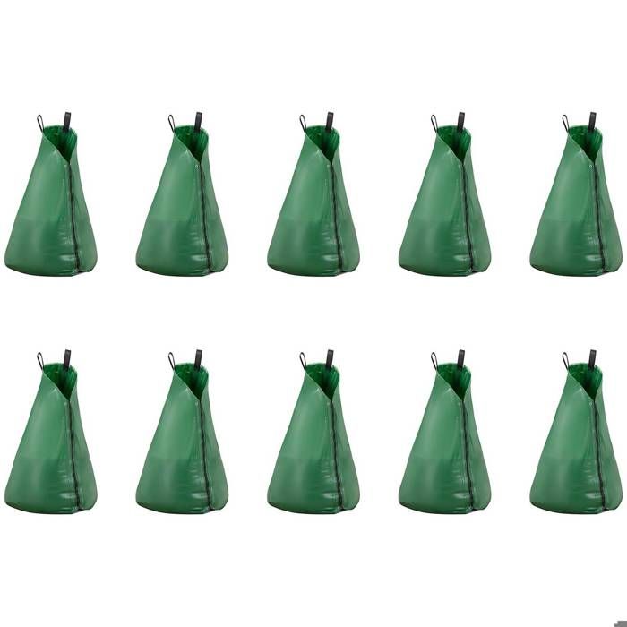 Sac d'arrosage Lot de 10 Sac d'arrosage arbre Sac d'irrigation 75 l PVC ...