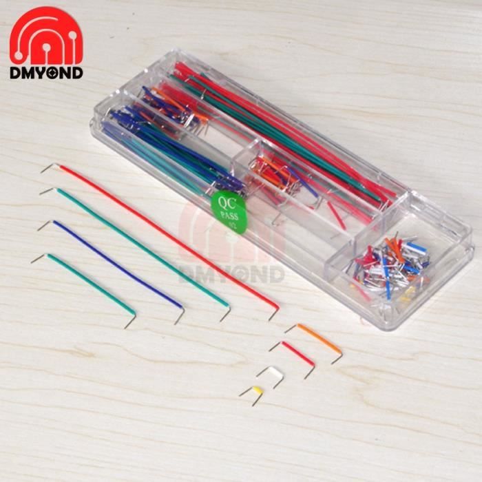 Câble-fil,Kit de câbles de saut de planche à pain sans soudure, 22 AWG ...