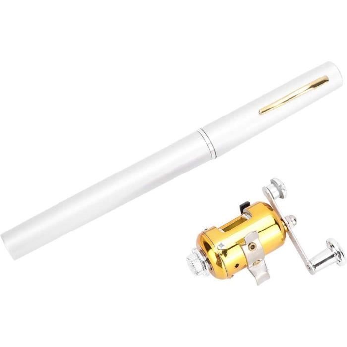 Mini Stylo De Poche Pliable Canne À Pêche Moulinet Combo Set,Stylo ...