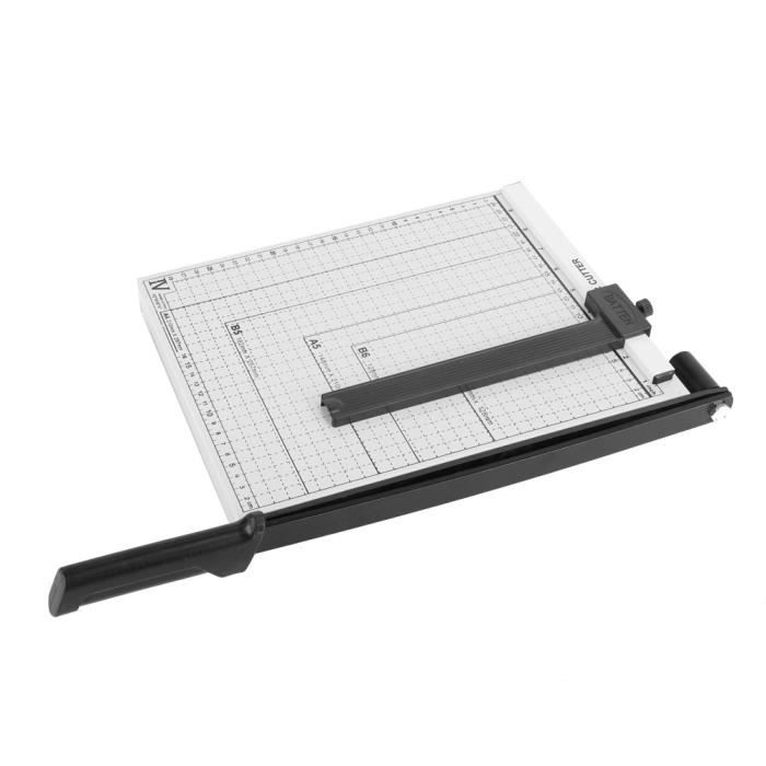 Durable avec coupe-papier en métal blanc lame, guillotine de papier ...