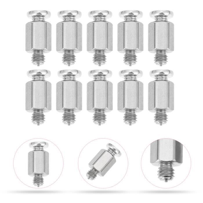 Vis en métal 20pcs pour m.2 SSD M.2 Vis de montage de la carte mère Hex ...