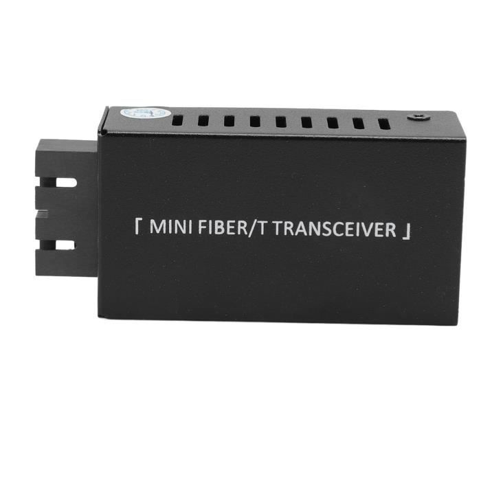 HURRISE Switch Optique Fibre 2 Ports 10 100Mbps Tx1310nm Auto-adaptatif ...