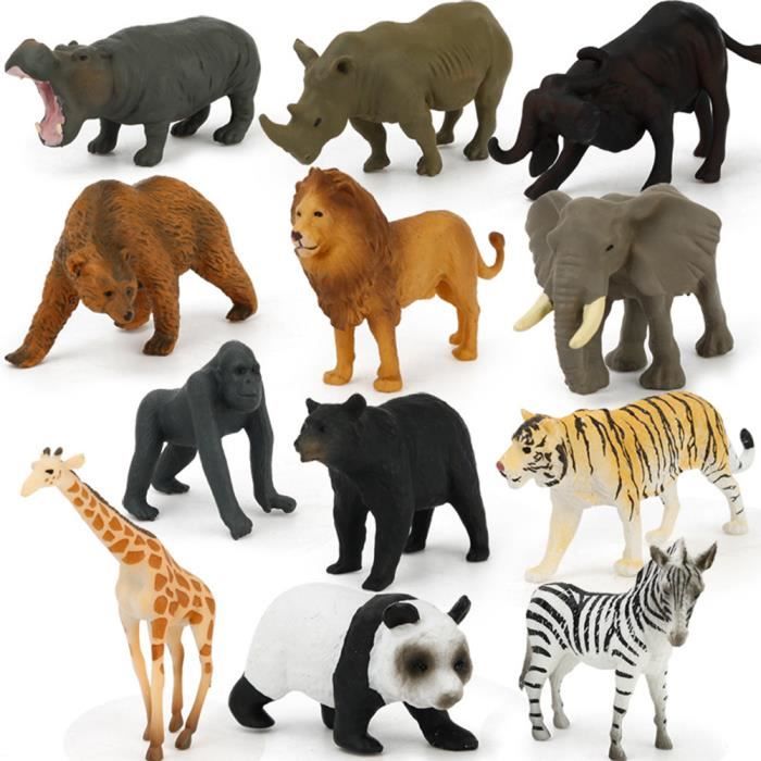 KEENSO Jouets modèles d'animaux simulés Modèles éducatifs du monde ...