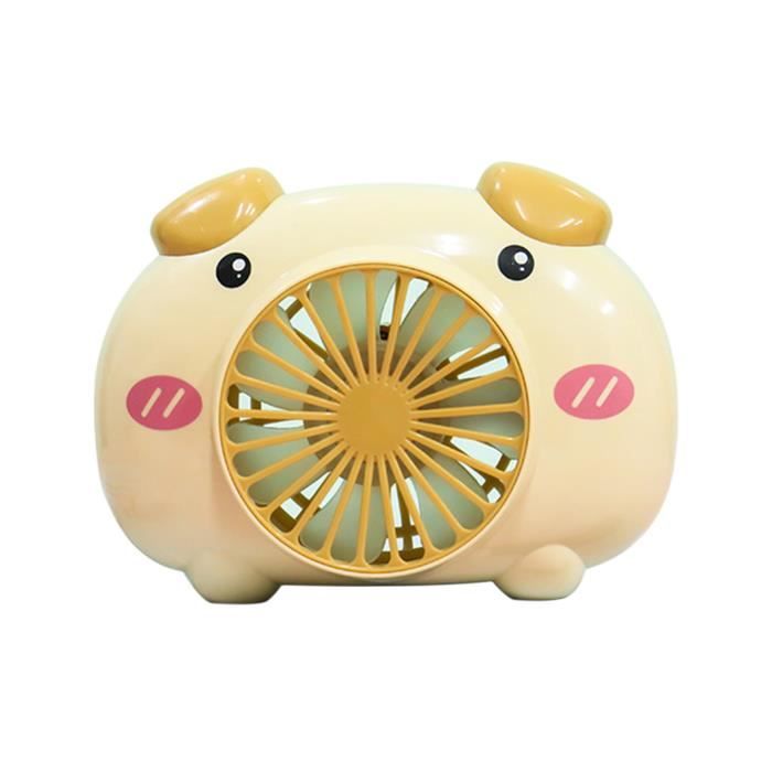 Fan Cochon Mignon Dessin Animé Tenant La Lumière Suspendue Cou Usb ...