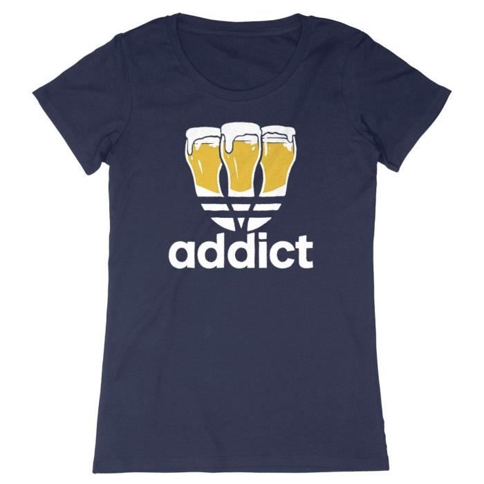 Tee Shirt Femme Addict - LA FRENCH TOUCH - Coton 100% bio ...
