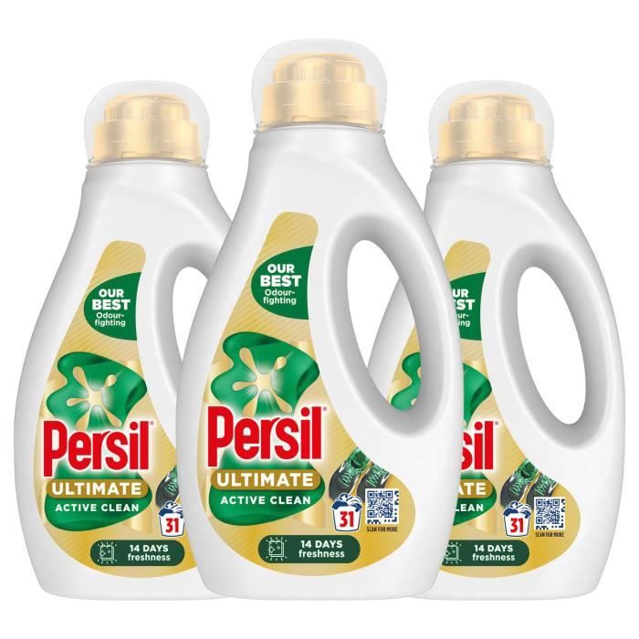 Persil Ultimate Liquid Detergent Active Clean Stain Removal 31 Washes ...