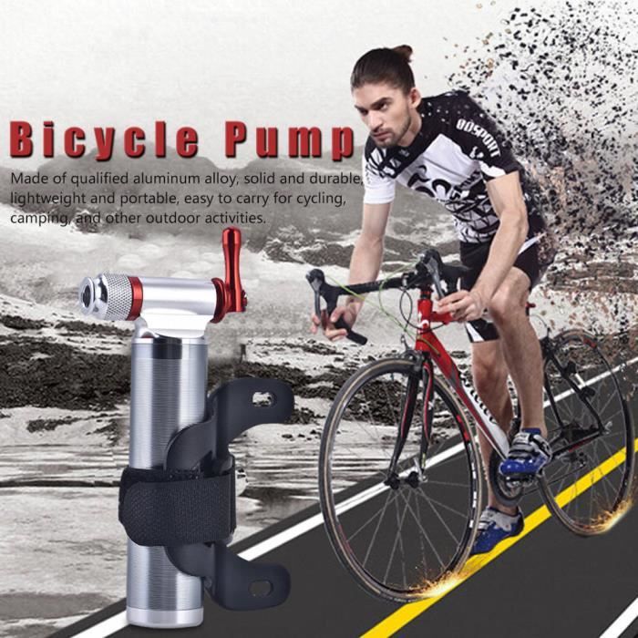 Sonew pompe à vélo portable Mini pompe légère portative de gonfleur de ...