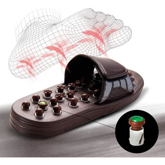 Ballon De Massage Thérapeutique D'Acupuncture Tongs Réglables En Cuir ...