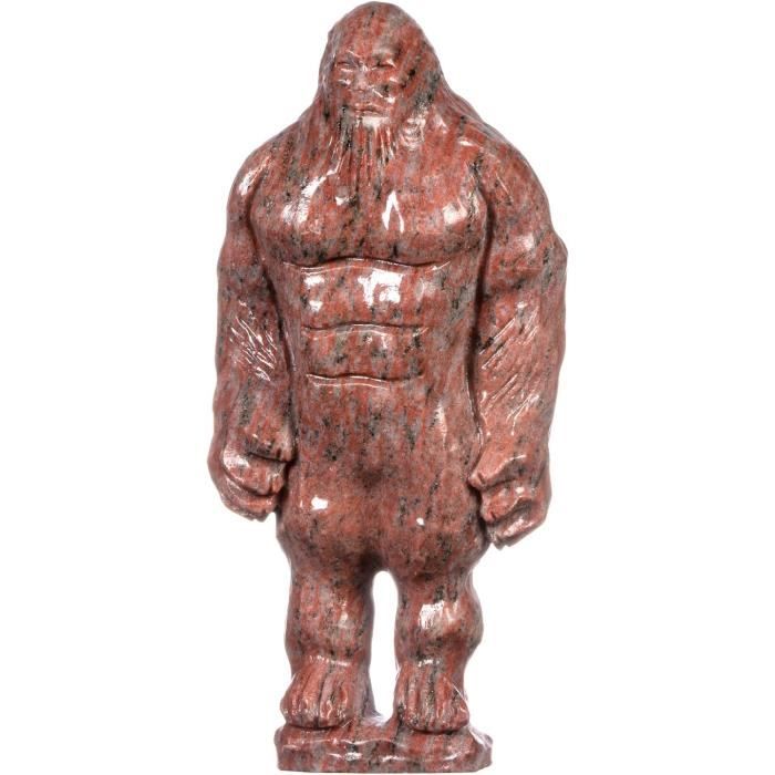 Statuette De Singe En Pierre De Jaspe Rouge Sésame De 15,5 Cm En Pierre ...