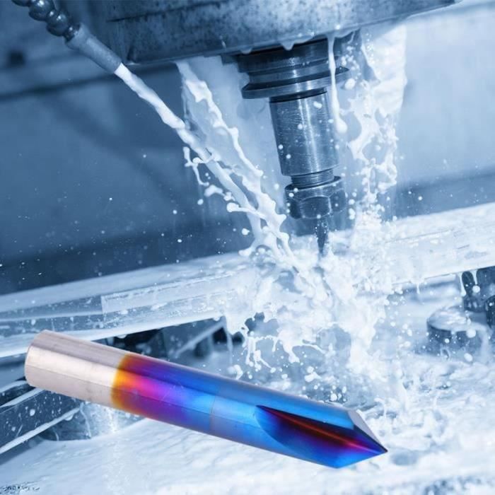 Fdit Mèche de routeur de chanfrein Fraise en bout de chanfrein à 90 ...