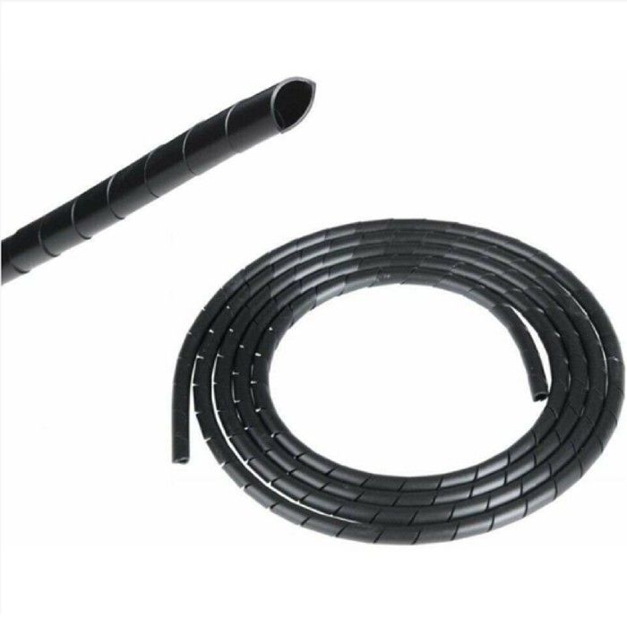 Gaine spiralée flexible universelle Ø 6mm x 8mm longueur 1 mètre pour ...