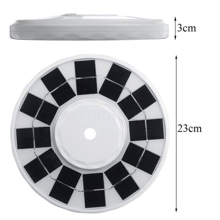 Lumière de Mât de Drapeau Solaire 128 LED 3,6W, Éclairage Drapeau ...