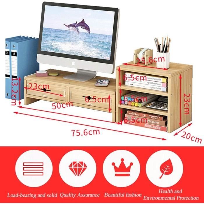 Support de Moniteur Réhausseur d’Écran Monitor Riser Stand avec ...