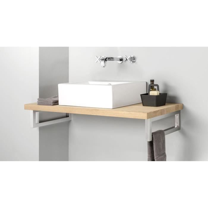 Equerres de fixation pour lavabo - Bc-elec - CMD040 - Inox ...