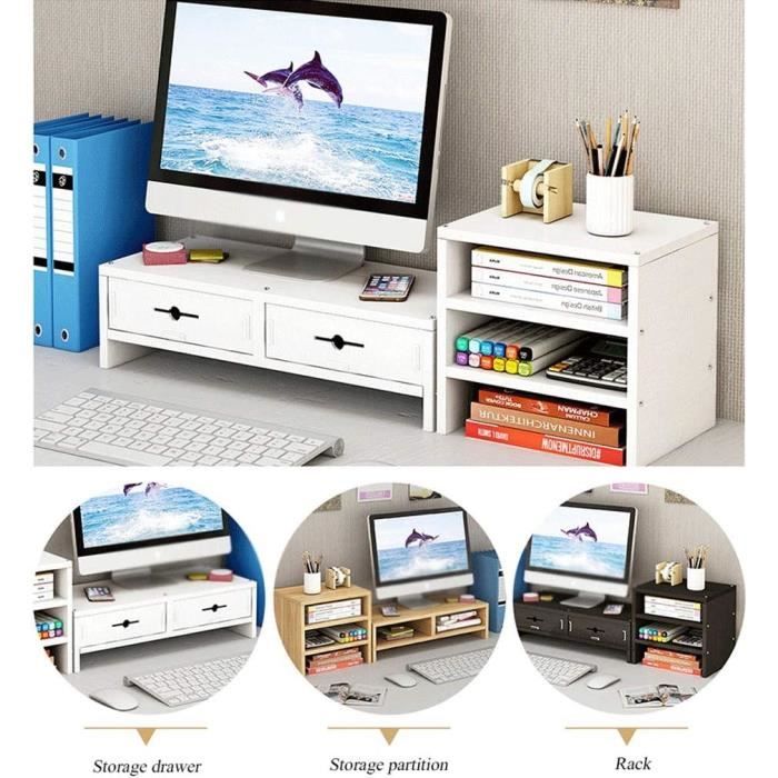 Support de Moniteur Réhausseur d’Écran Monitor Riser Stand avec ...