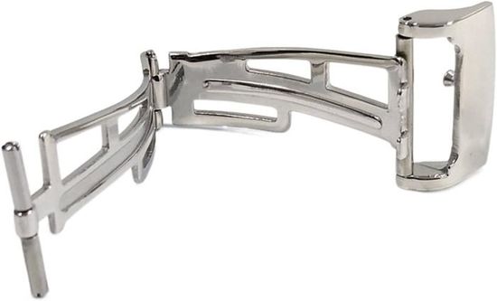 Boucle De Papillon En Acier Inoxydable À Fermoir Pliant Solide Sans ...