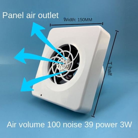 AirOutlet Royaume-Uni-Ventilateur de Ventilation Rond pour Voiture et Bateau, Accessoire pour ...