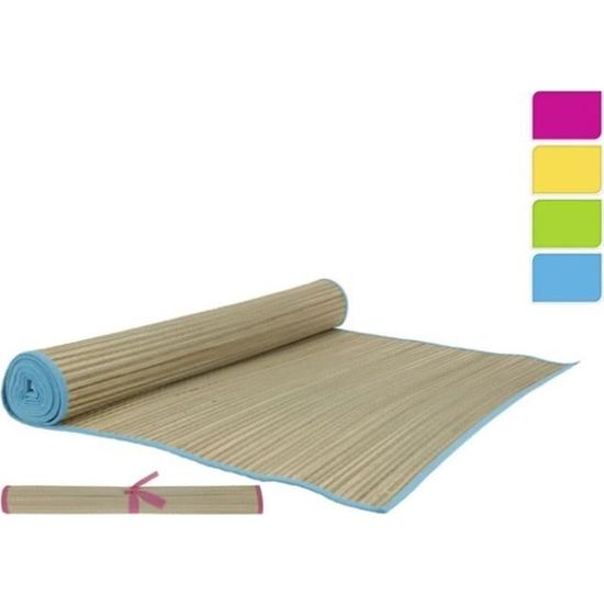 NATTE DE PLAGE JONC 60 X 180 CM COULEUR ALEATOIRE - Cdiscount Maison