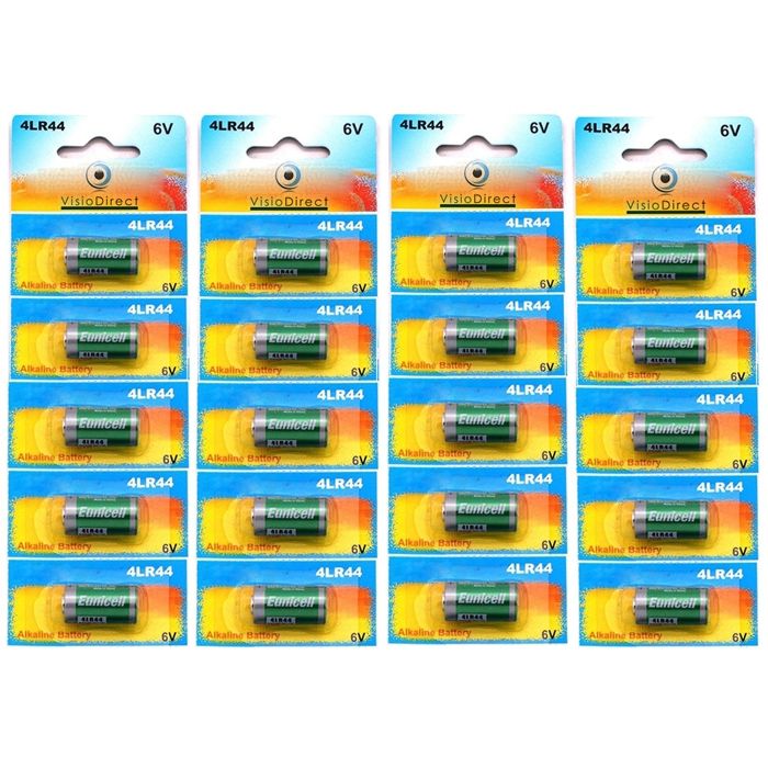 Lot de 20 Piles Alcaline 6V Type 4LR44 compatibles 4AG13 476A 4A76 - Visiodirect - - Cdiscount ...