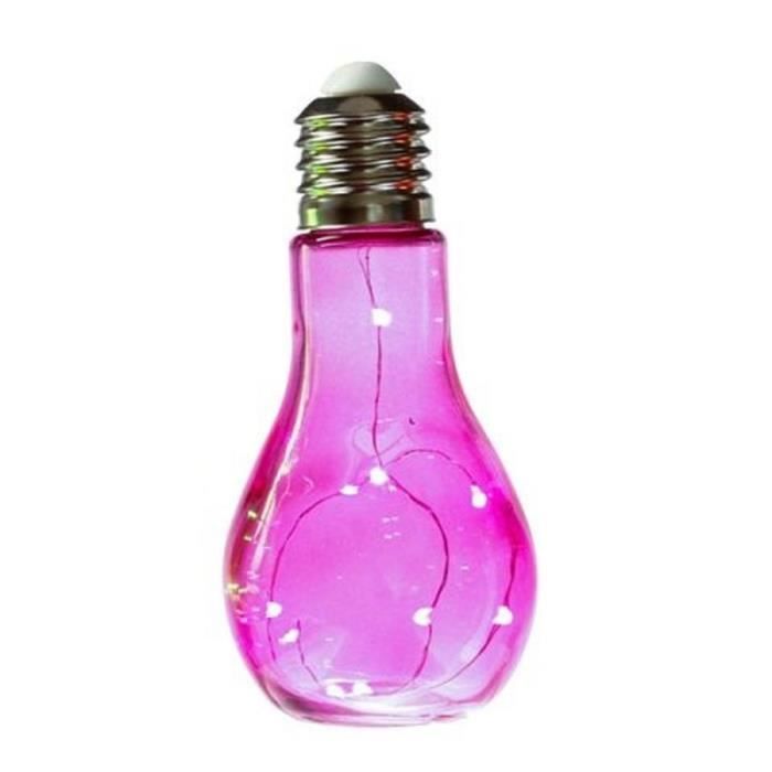 Lampe ampoule microled - Rose - Luminaire 18,50 cm - Cdiscount Bricolage
