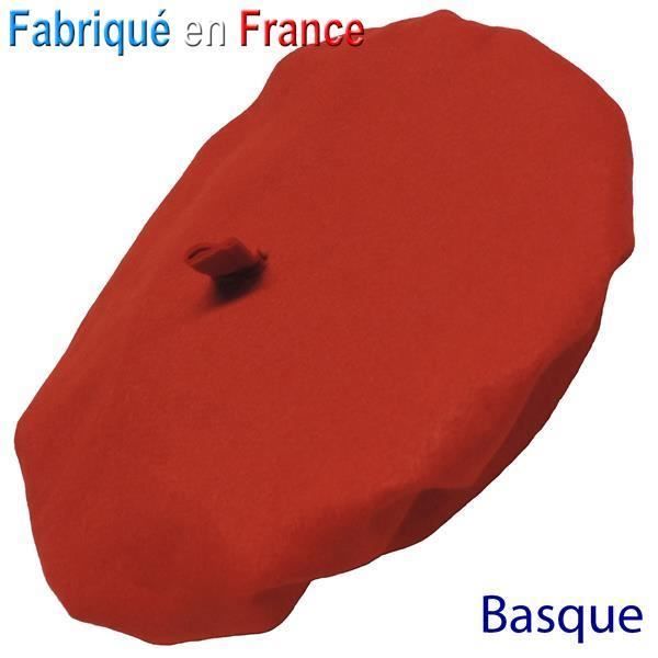Chapeau Beret Basque Rouge pour déguisement ou défilé de conscrits ...