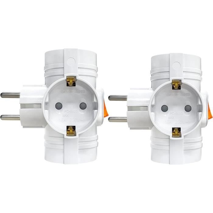 Double Prise Pour Prise, Multiprise Sans Câble, Multiprise Avec ...