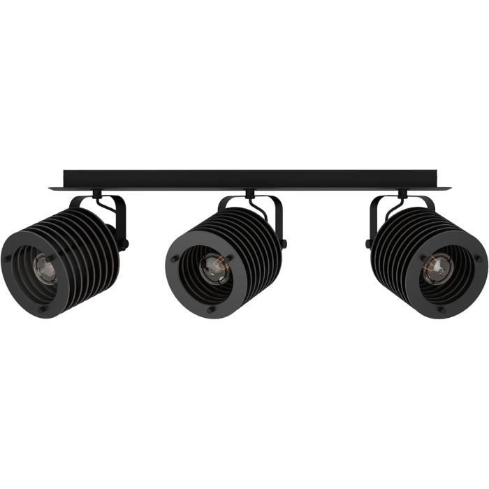 Rail spot Segovia, rampe de 3 spots orientables au style industriel ...