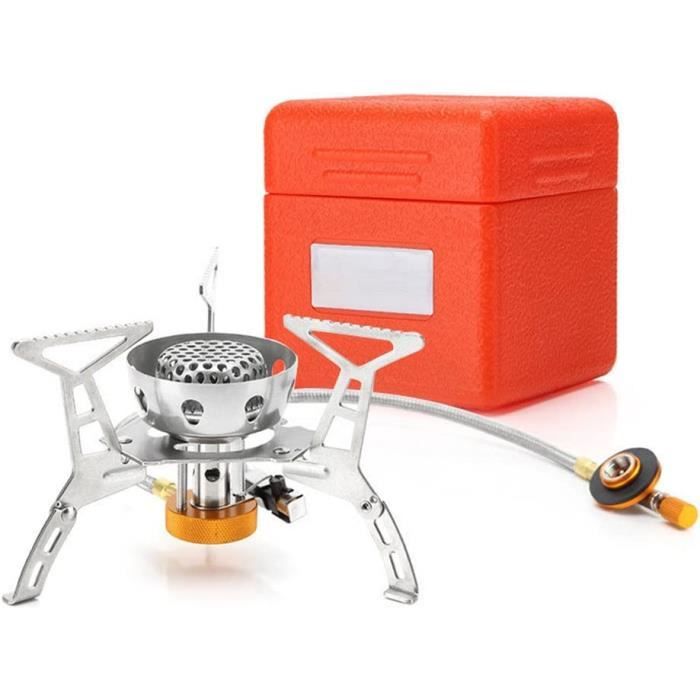 Réchaud de Camping à Gaz Brûleur à Gaz Pliable Mini Poêle superlégers ...