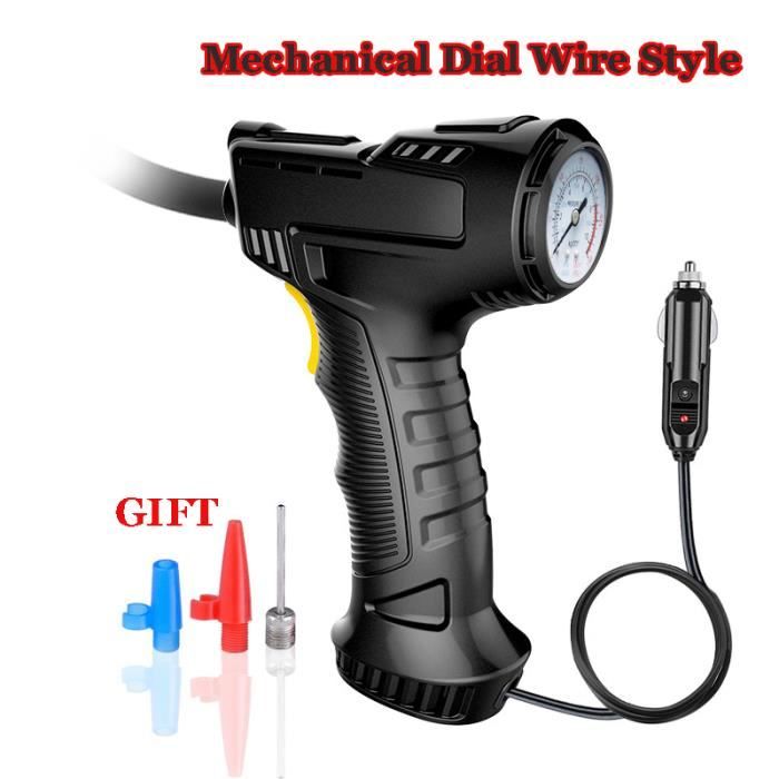 Compresseur'air pour voiture, 120 W, rechargeable, sans fil, pompe à air portable, gonfler les ...