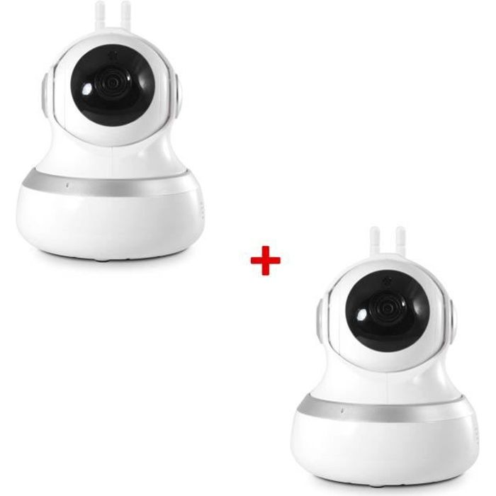 Caméra de surveillance intérieure Avidsen IP Wifi 720 P - 360 ...