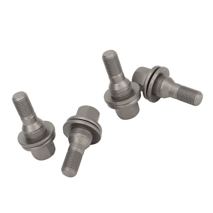 Dilwe Boulons de roue hexagonaux de 17mm Boulons de Roue Hexagonaux de ...