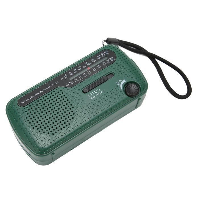 KOA Radio multibande AM/FM/SW1/SW2 à énergie solaire Radio électrique ...