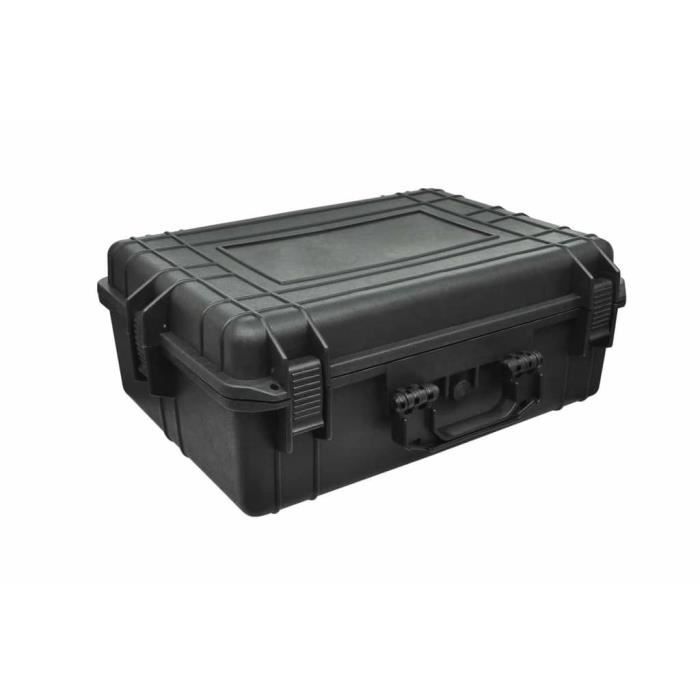 BAO Mallette de transport robuste Noir avec mousse 35 Litres ...