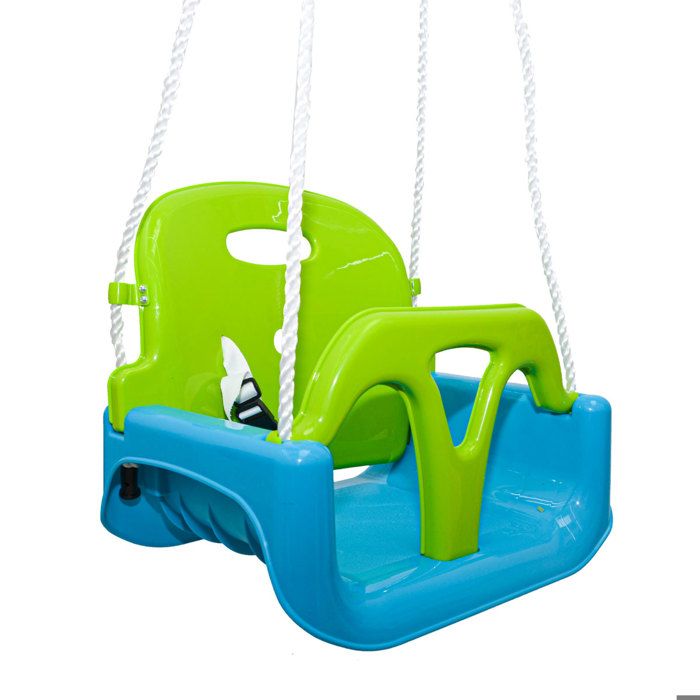3-in-1 Balancelle pour Bébé et Enfant 40x43x33 Balancoire de Jardin ...