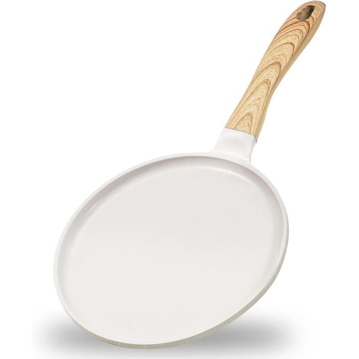 Poêle À Crêpes 28 Cm Crêpière Avec Revêtement Antiadhésif Fonte ...