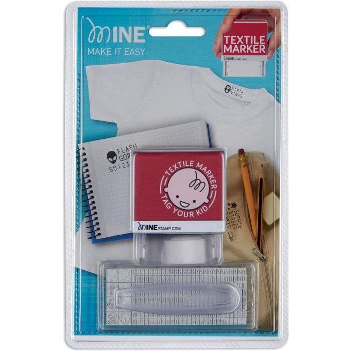 Mine Stamp Tampon Encreur de Vêtements et de Livres Tampon Compact de ...